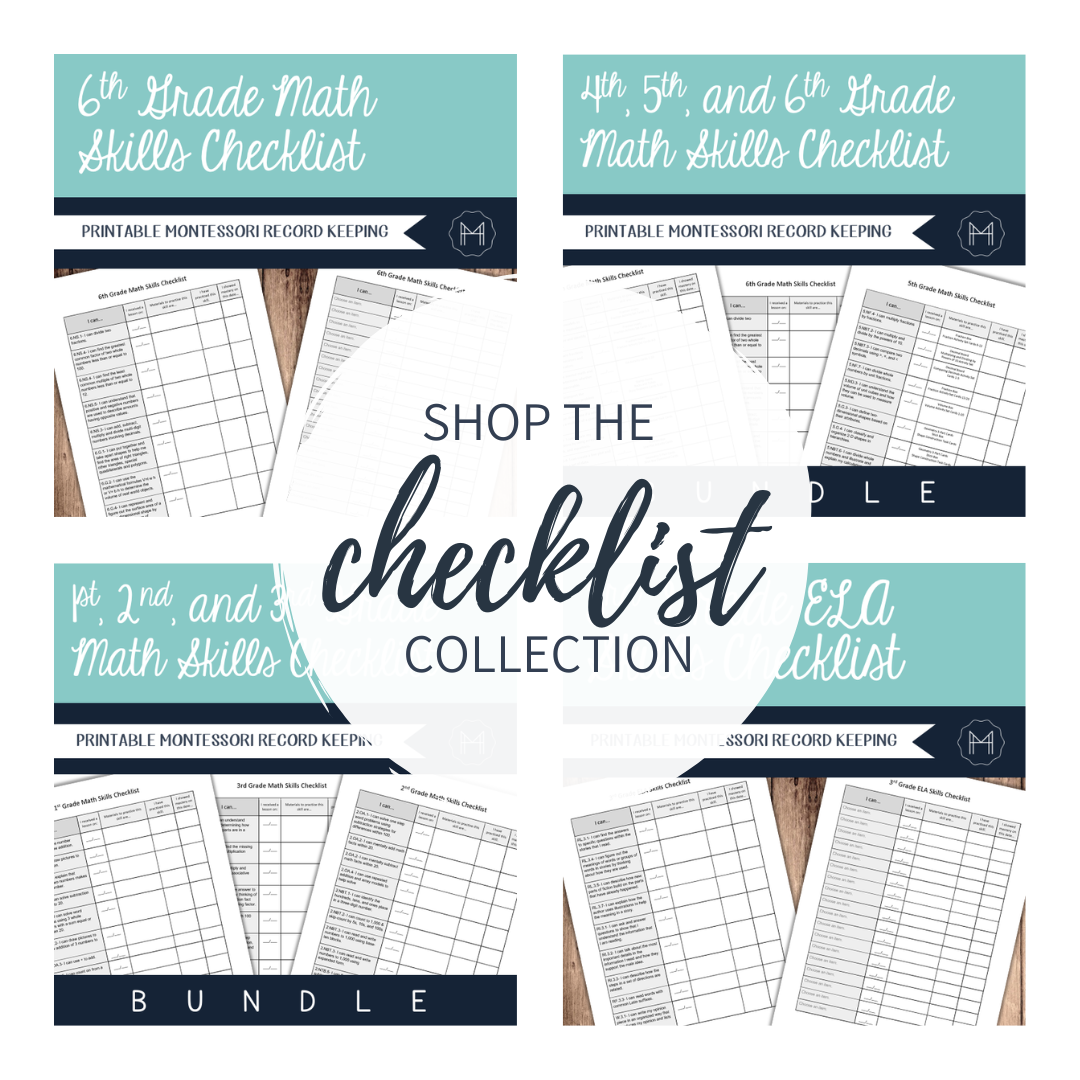 Skills Checklists – themodernmontessoriguide