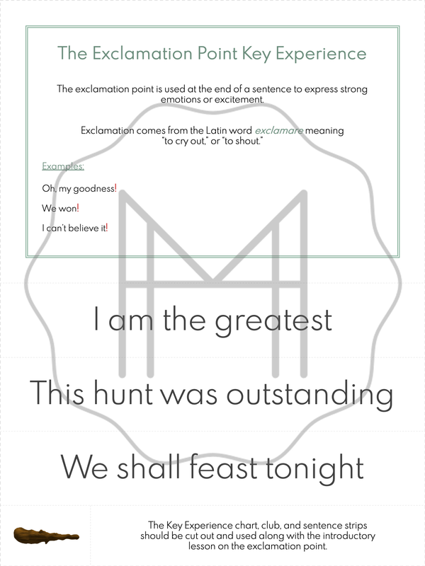 Mechanics Study: The Exclamation Point – themodernmontessoriguide