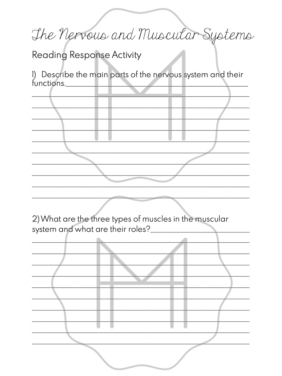 Interconnected Body Systems: Four Different Sets – themodernmontessoriguide