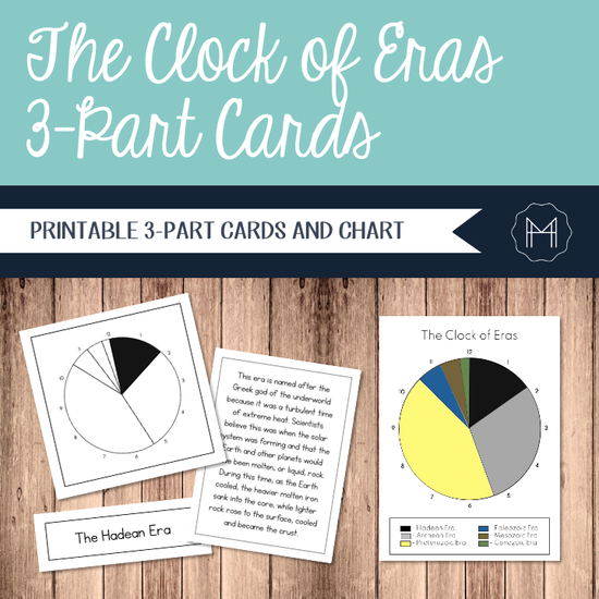 The Clock of Eras 3-Part Cards – themodernmontessoriguide