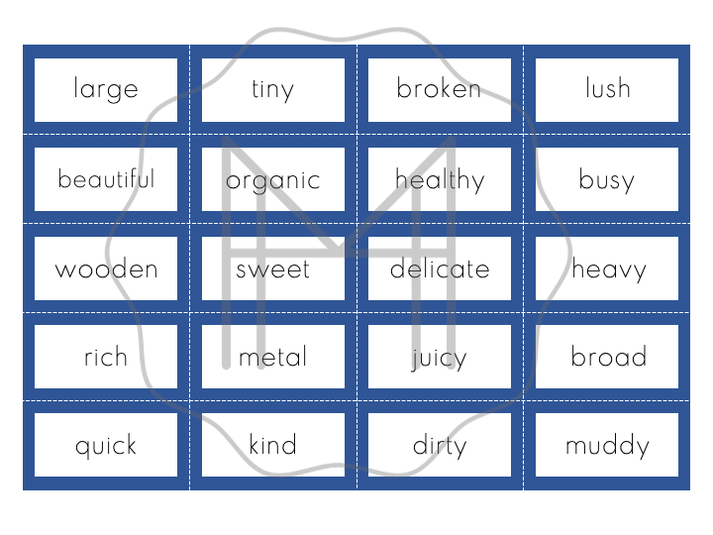 Build Your Own Sentences: Montessori Color-Coded Cards- Spring/Gardeni ...