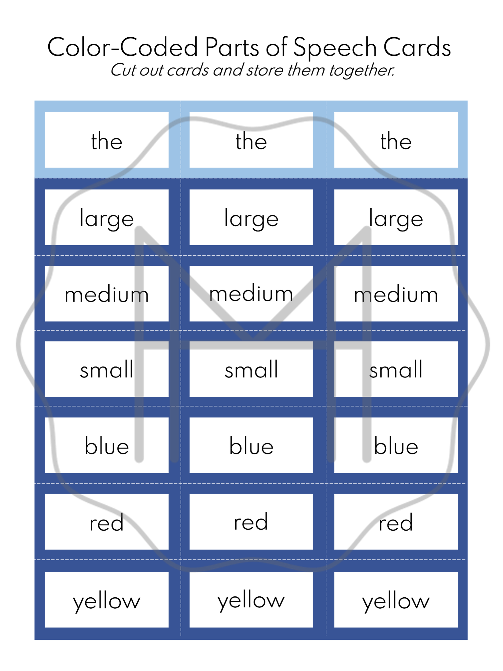 The Detective Adjective Game- Quadrilaterals – themodernmontessoriguide